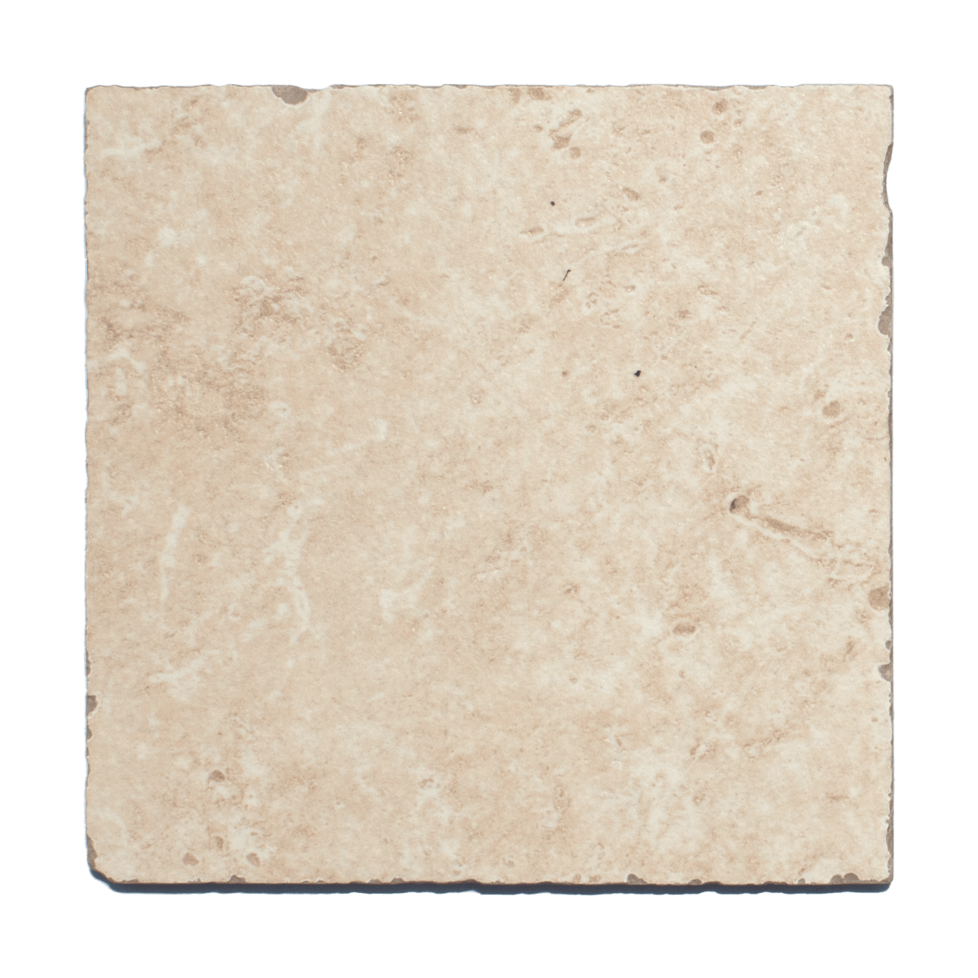 Travertine Tumbled Ivory 8x8 Porcelain Tile | Cemento Collection ...