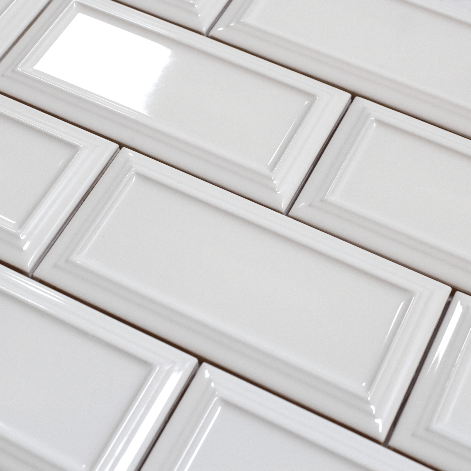 Victorian Snowy Pearl Ceramic Tile | Cemento Collection - Cemento ...