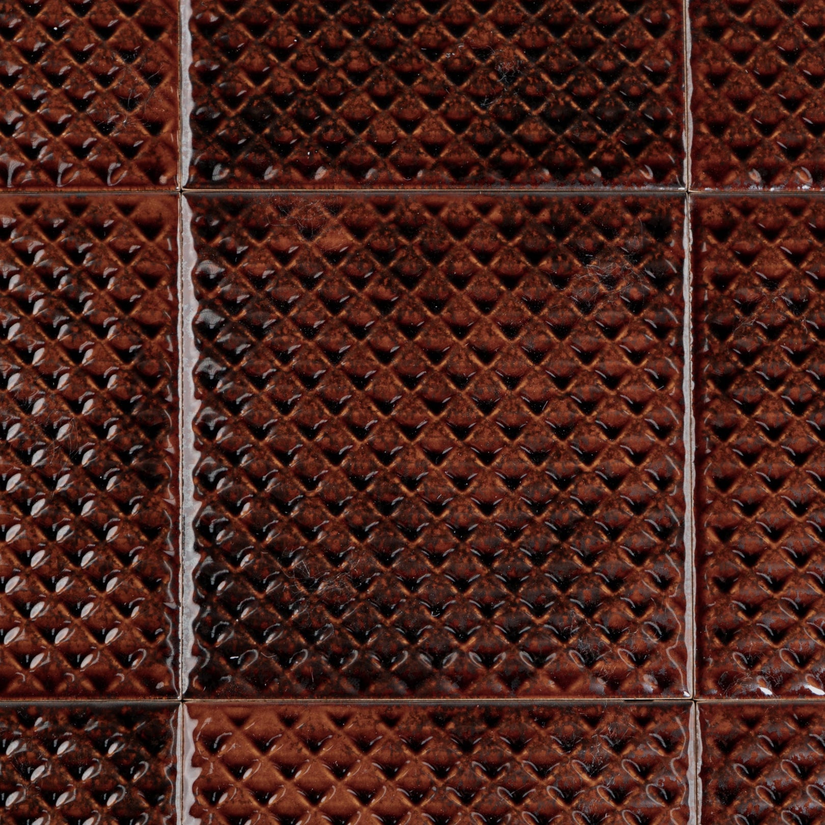 Red Ceramic Tile 4x4 - Cemento Collection