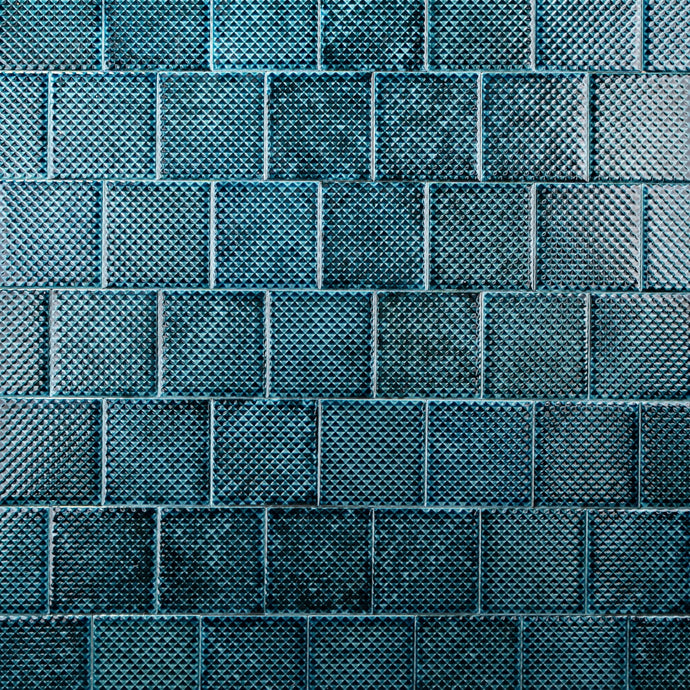 Sapphire Blue Ceramic Tile 4x4 - Cemento Collection