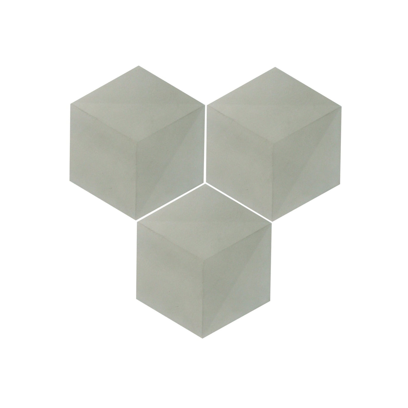 3D Grey Hexagon Cement Tile | Cemento Collection - Cemento Collection