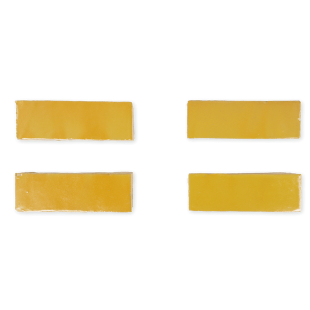 Handmade Moroccan Zellige 2x6 Bejmat Citron Yellow Terracotta Tile ...