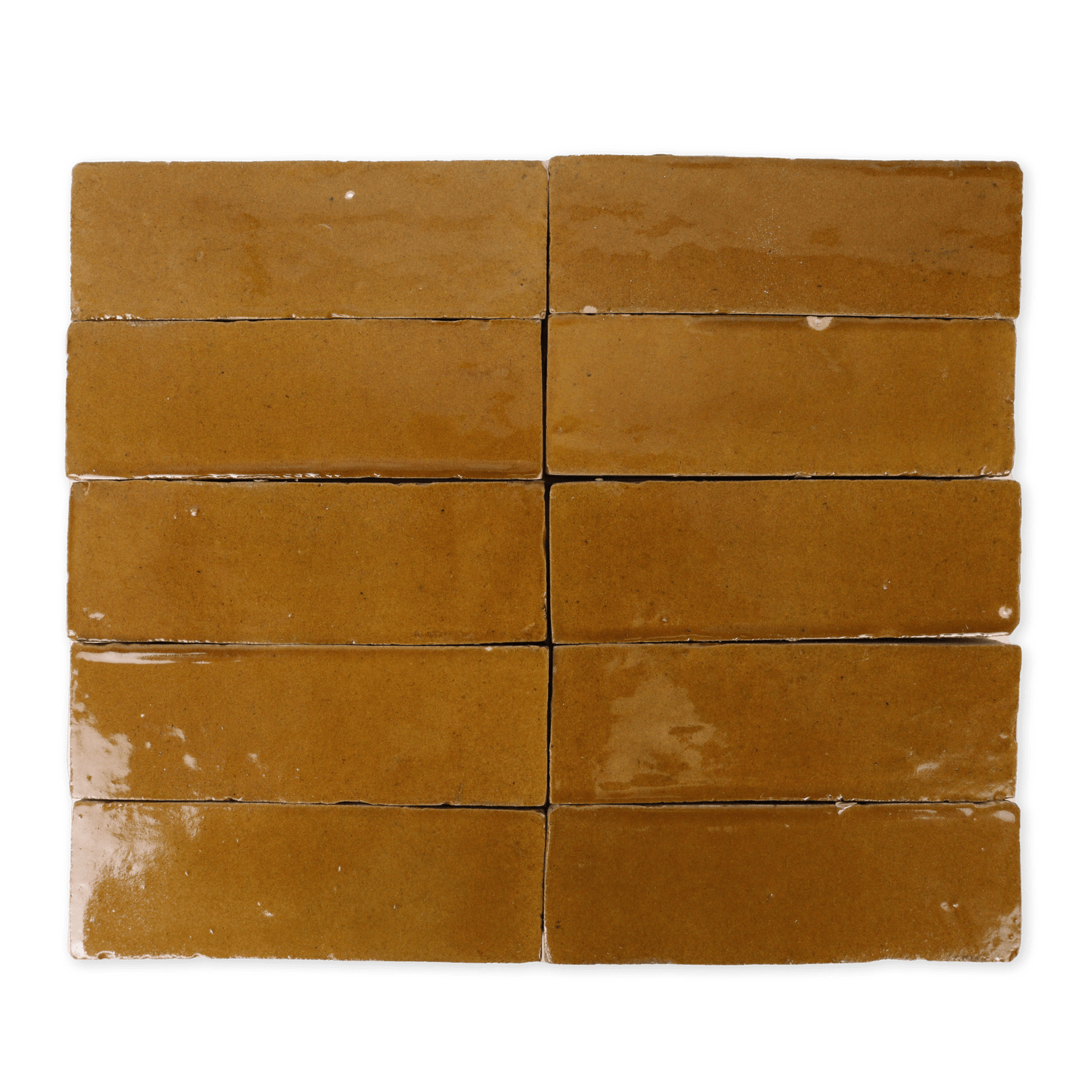 Handmade Moroccan Zellige 2x6 Cognac Brown Terracotta Tile | Cemento ...