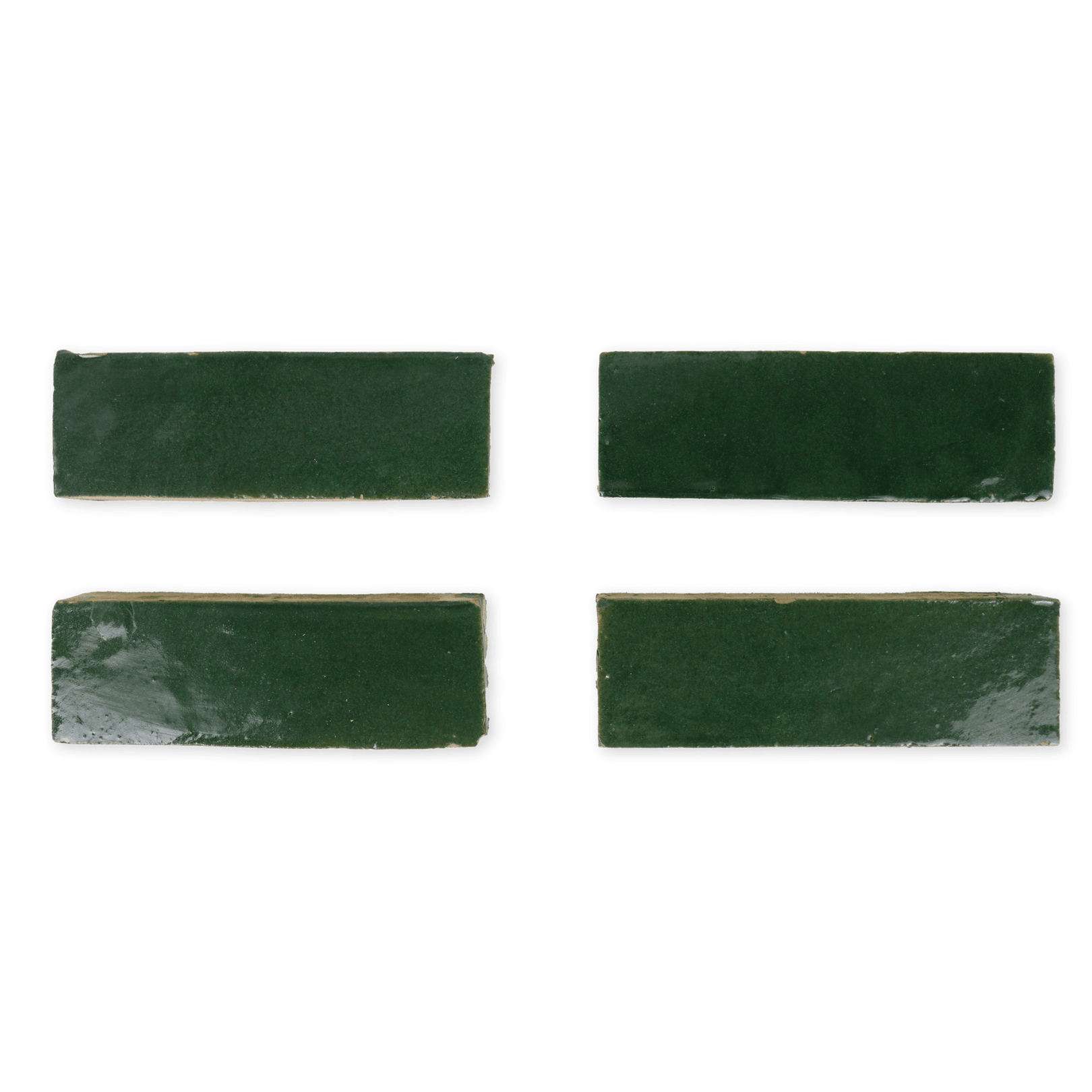 Handmade Moroccan Zellige 2x6 Emerald Green Terracotta Tile | Cemento ...