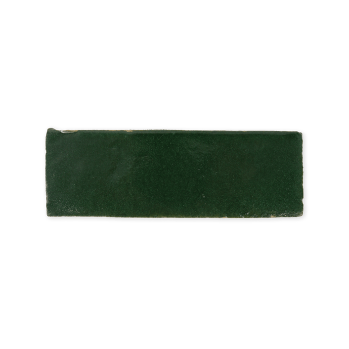 Handmade Moroccan Zellige 2x6 Emerald Green Terracotta Tile | Cemento ...