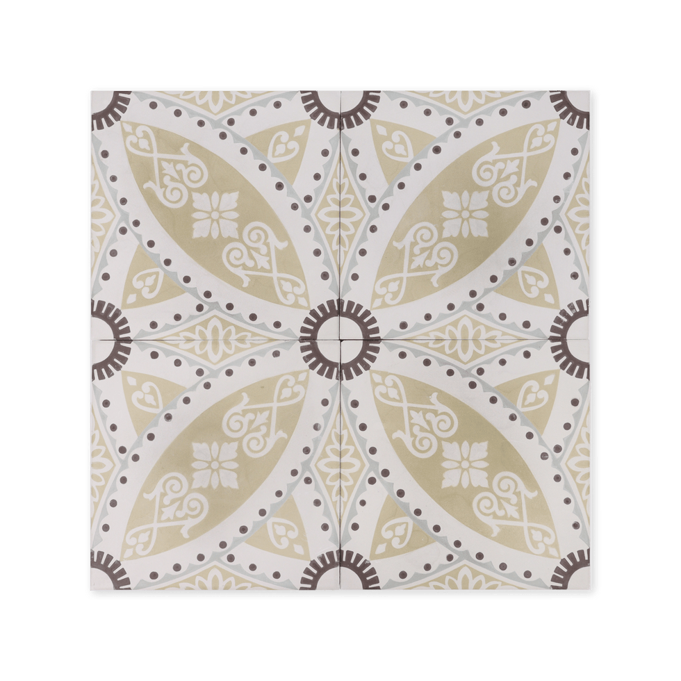Lucca 8x8 Cement Tile - Cemento Collection - Cemento Collection